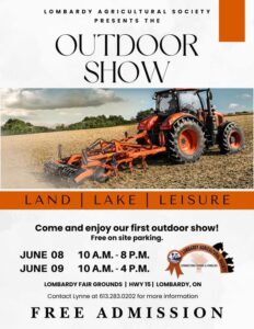 Lombardy Agricultural Society – Lombardy, Ontario