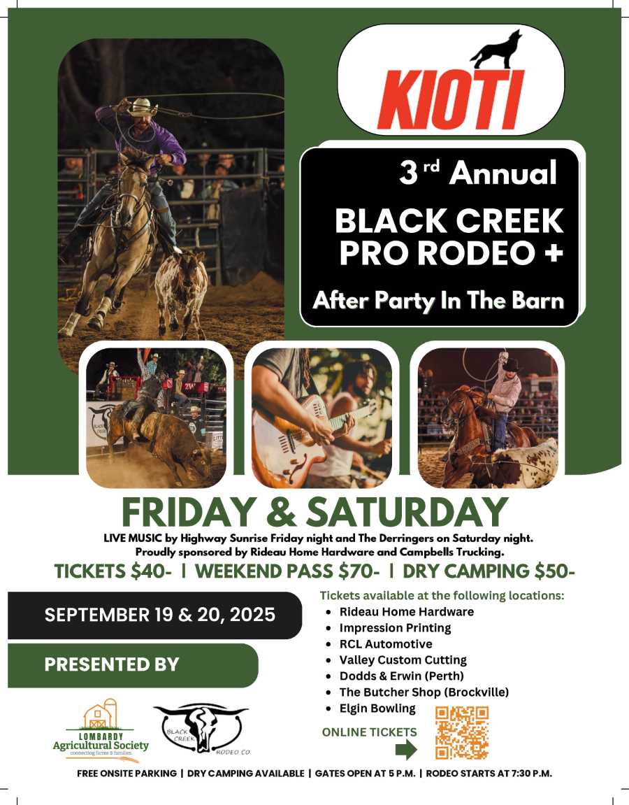 3rd Annual Black Creek Rodeo – Lombardy Agricultural Society