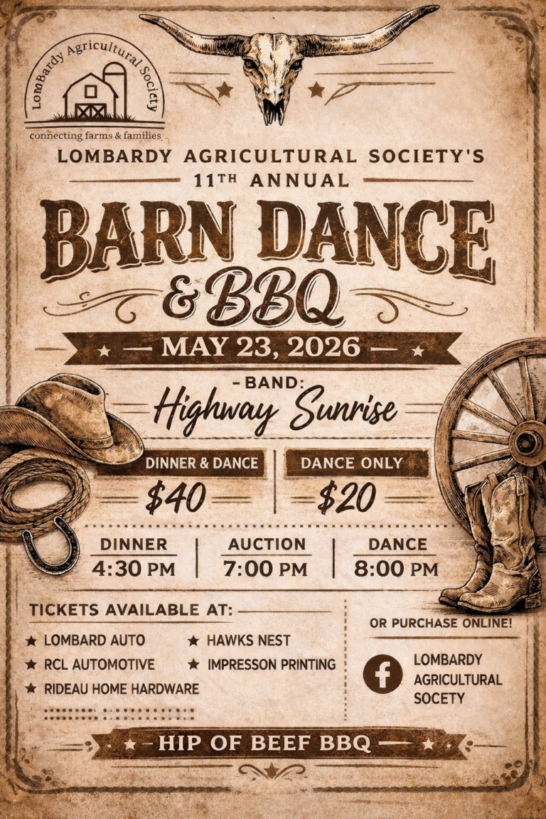 Lombardy Agricultural Society – Lombardy, Ontario